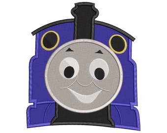 Thomas the Train Applique | Etsy