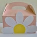 6 Half Daisy Favor Boxes/ Daisy Groovy Party Bags/ Groovy Shower Favor ...