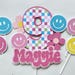 Happy Face Cake Topper/smiley Face Cake Topper/happy Face Pastel ...