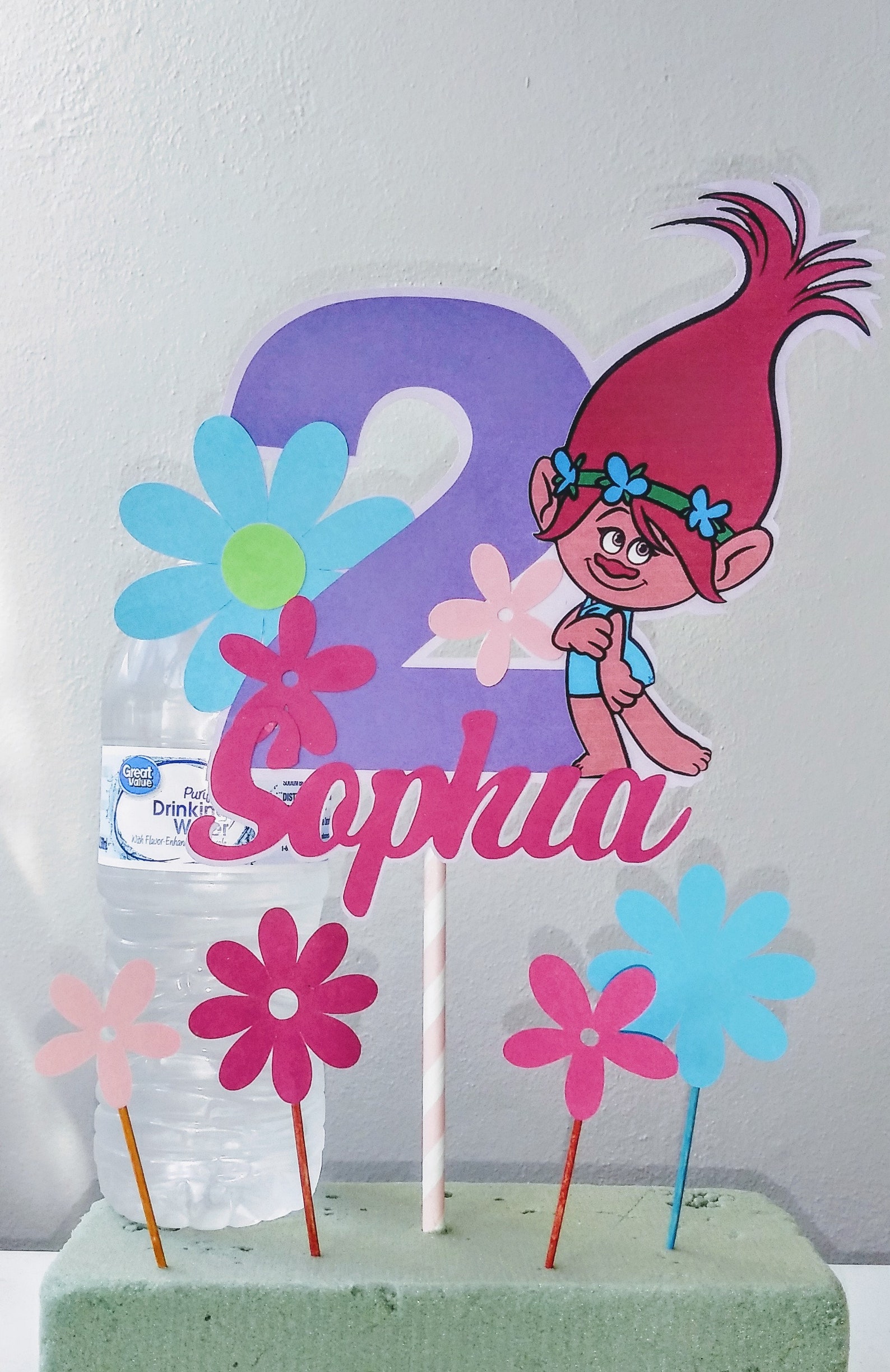Trolls Cake Topper/ Trolls Party Decorations/ Trolls Birthday - Etsy