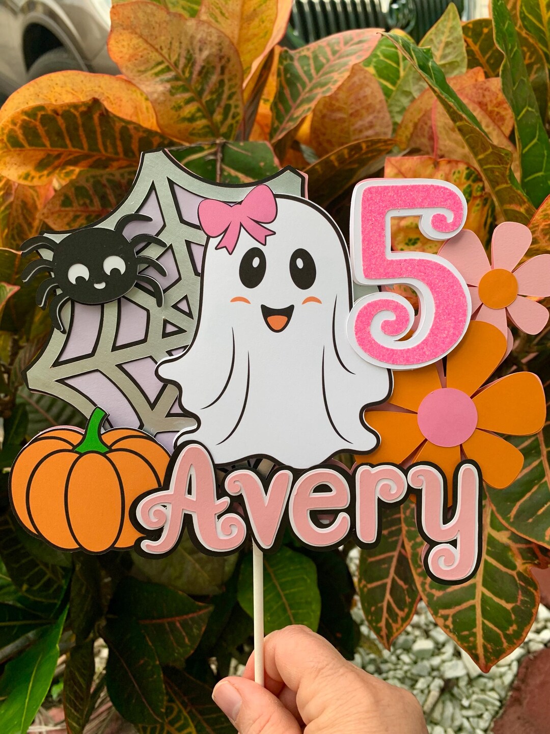 Spooky Cake Topper/ Cute Ghost Cake Topper/two Spooky Cake Topper ...