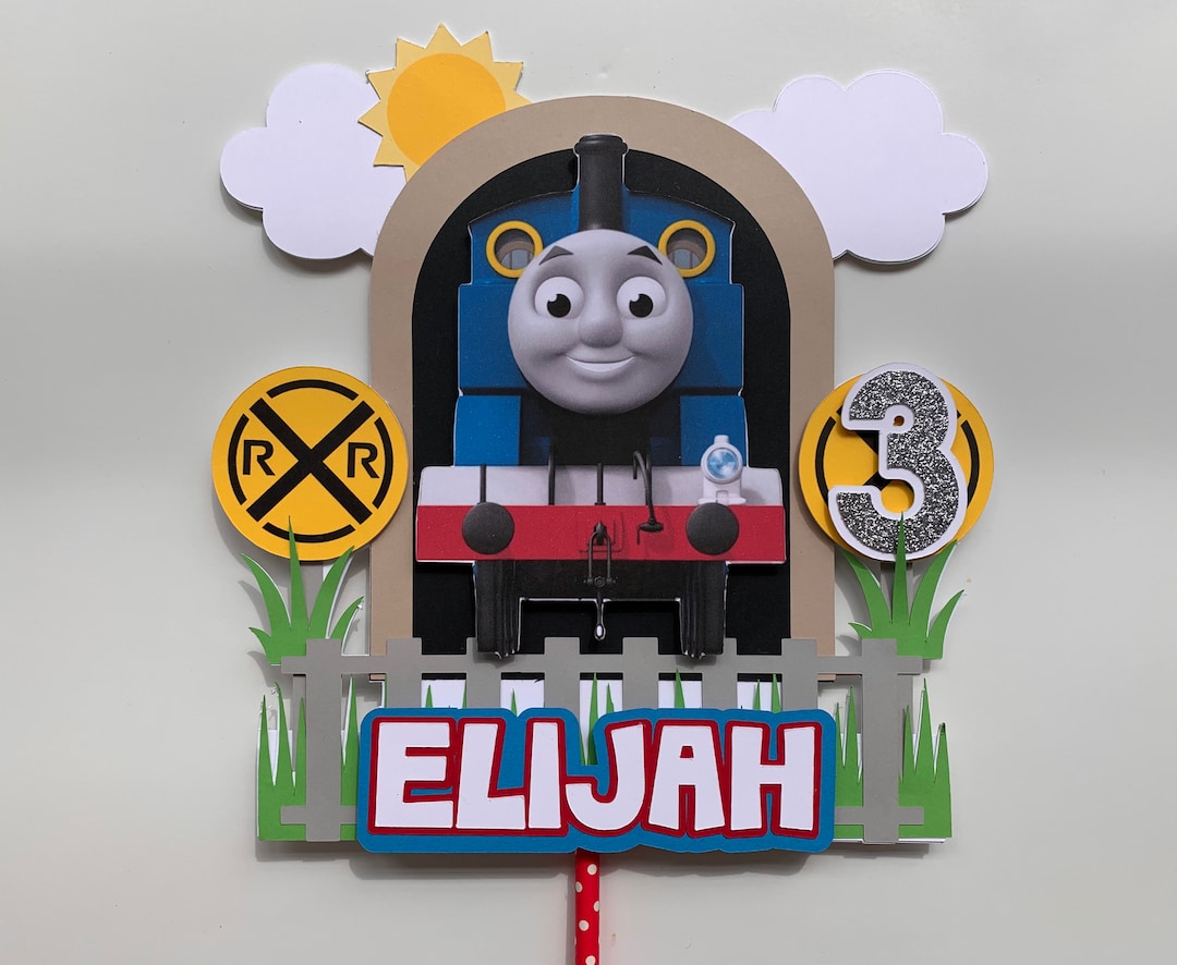 Thomas Train Cake Topper/ Thomas and Friends Party/ Thomas and Friend ...