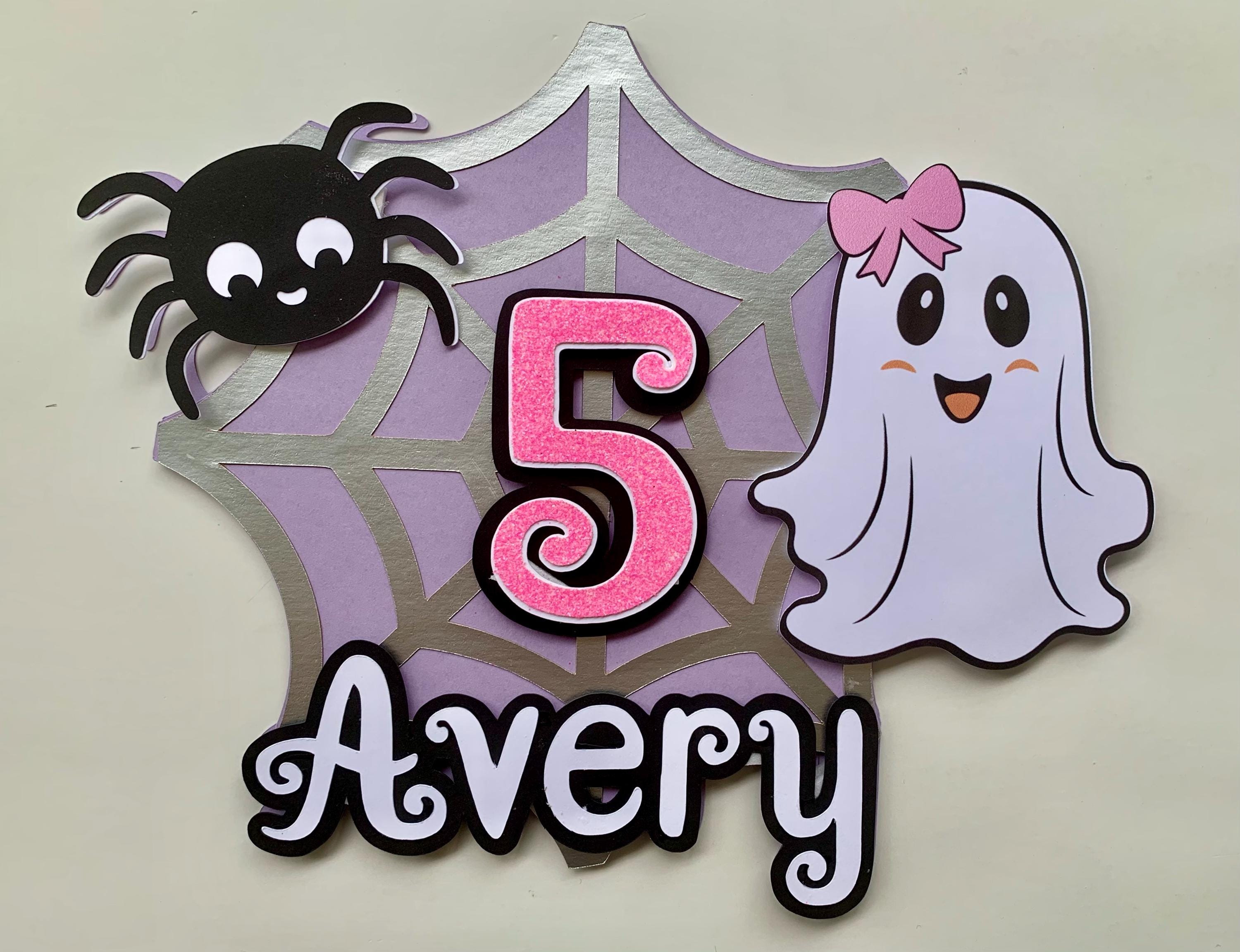 Spooky -boy or Girl- Cake Topper/ Cute Ghost Cake Topper/two Spooky ...
