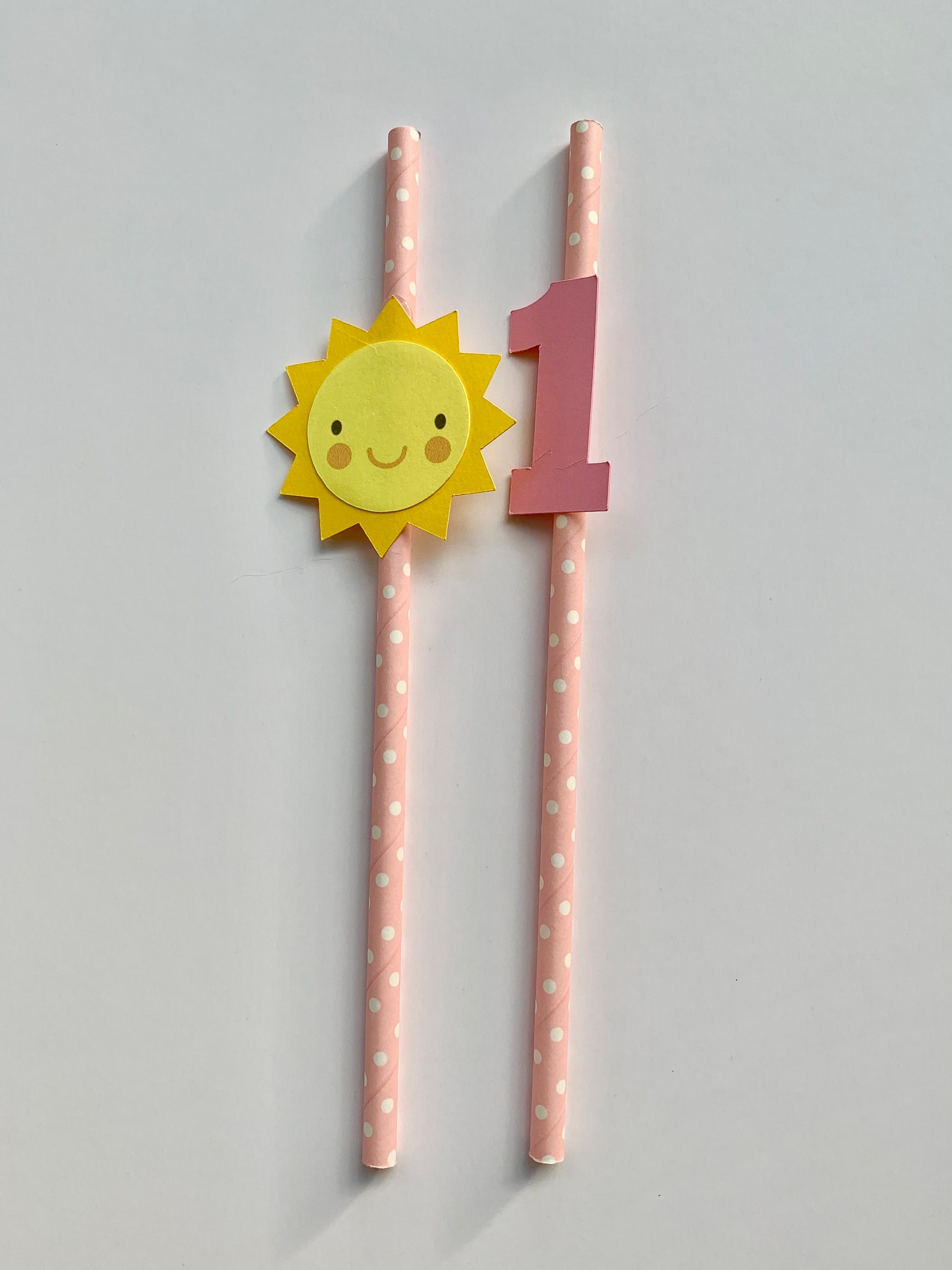 My Little Sunshine Straws/sunshine Straws/ Little Sunshine Party Decor ...