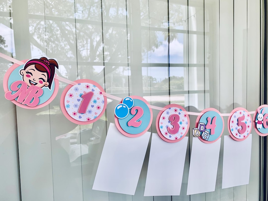 Miss Rachel Monthly Banner/ Miss Rachel Party Decorations/ Miss Rachel ...