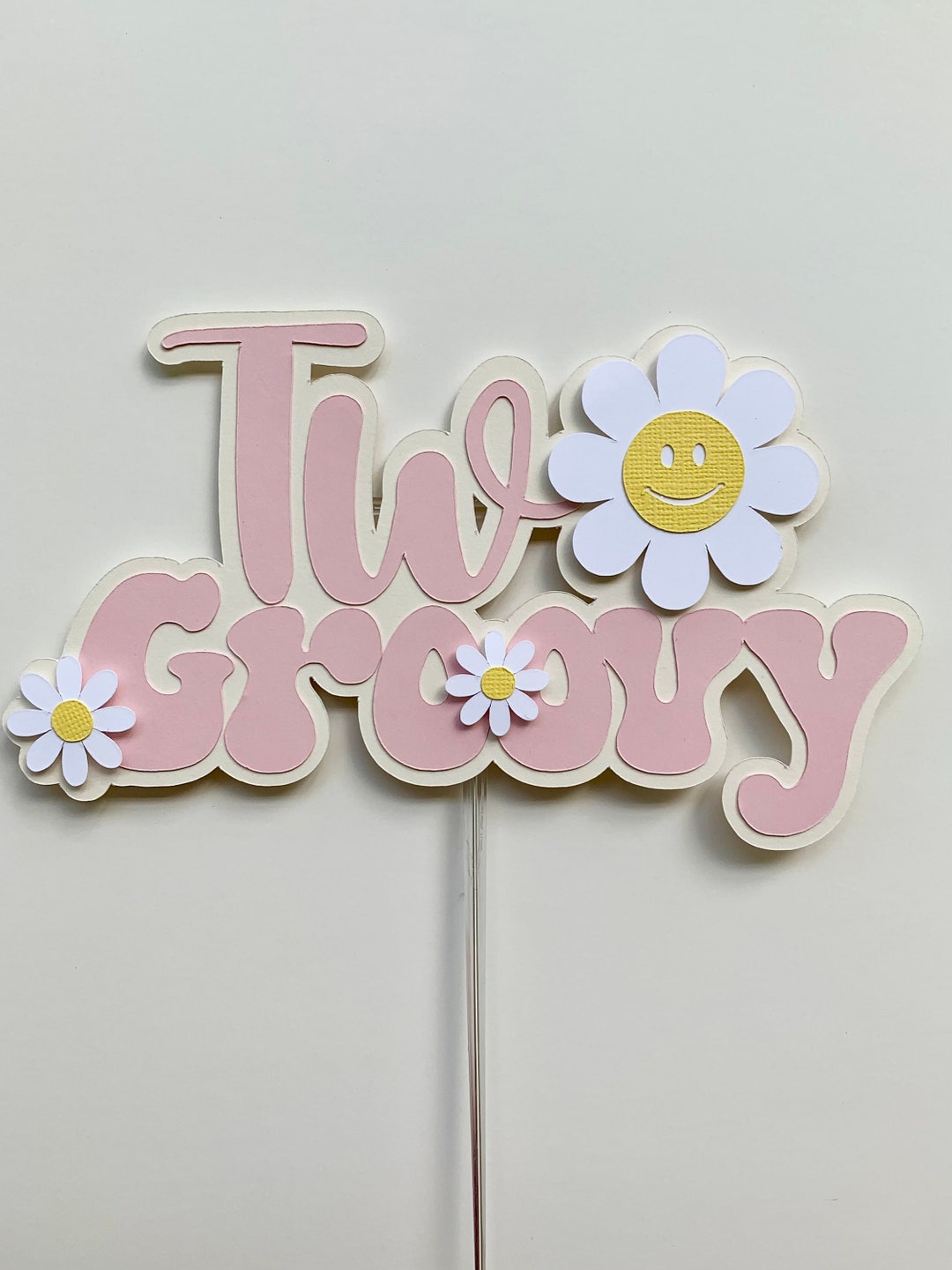 Two Groovy Cake Topper/ Groovy One Cake Topper/ Boho Cake Topper - Etsy