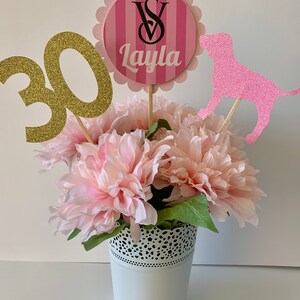 Victoria’s Secret Centerpiece Sticks (only) Set/victoria's Secret Cake ...