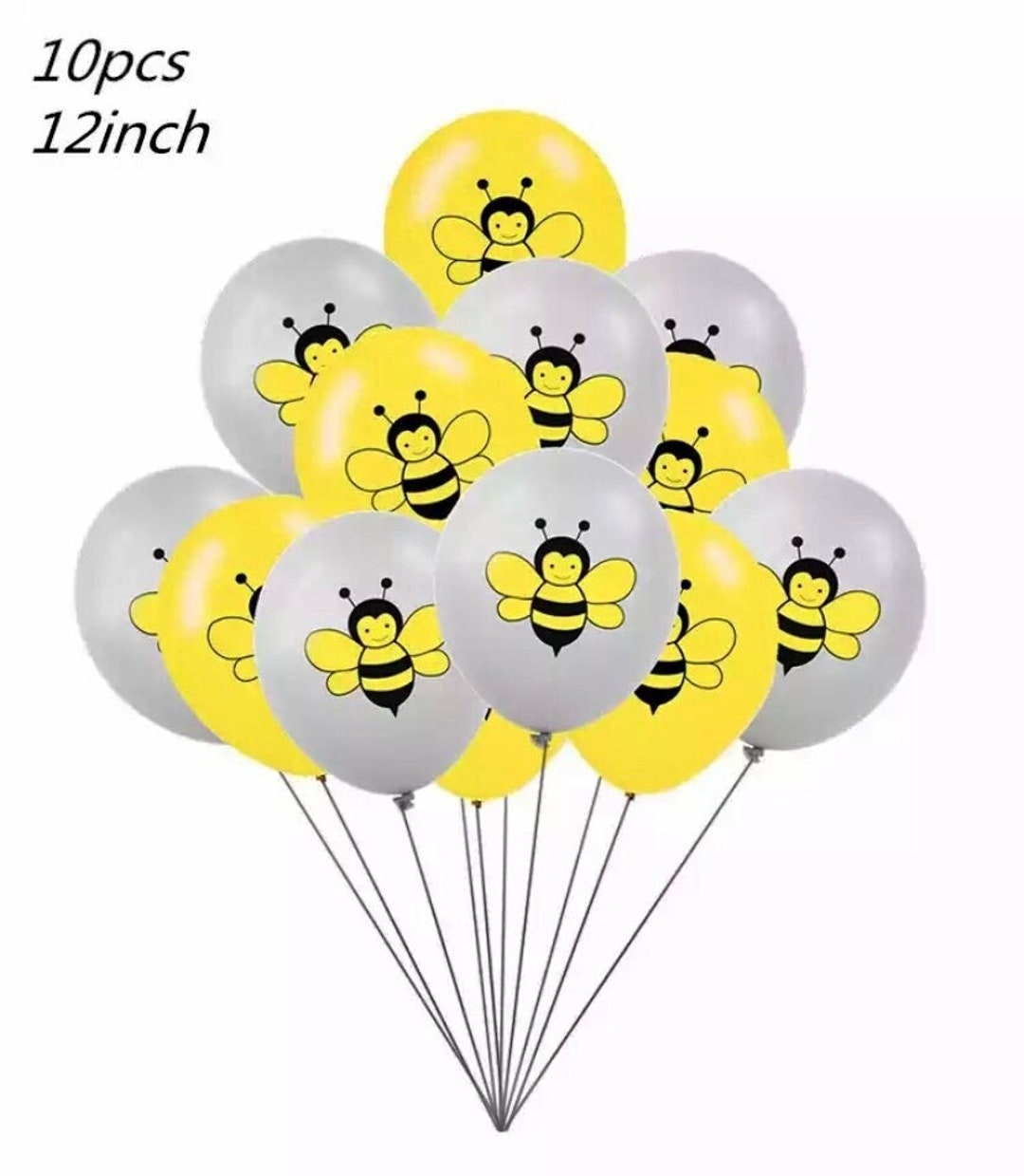 Bee Balloons/ Bee Theme Party/ What Will It Bee?/ Bee Party Decorations ...