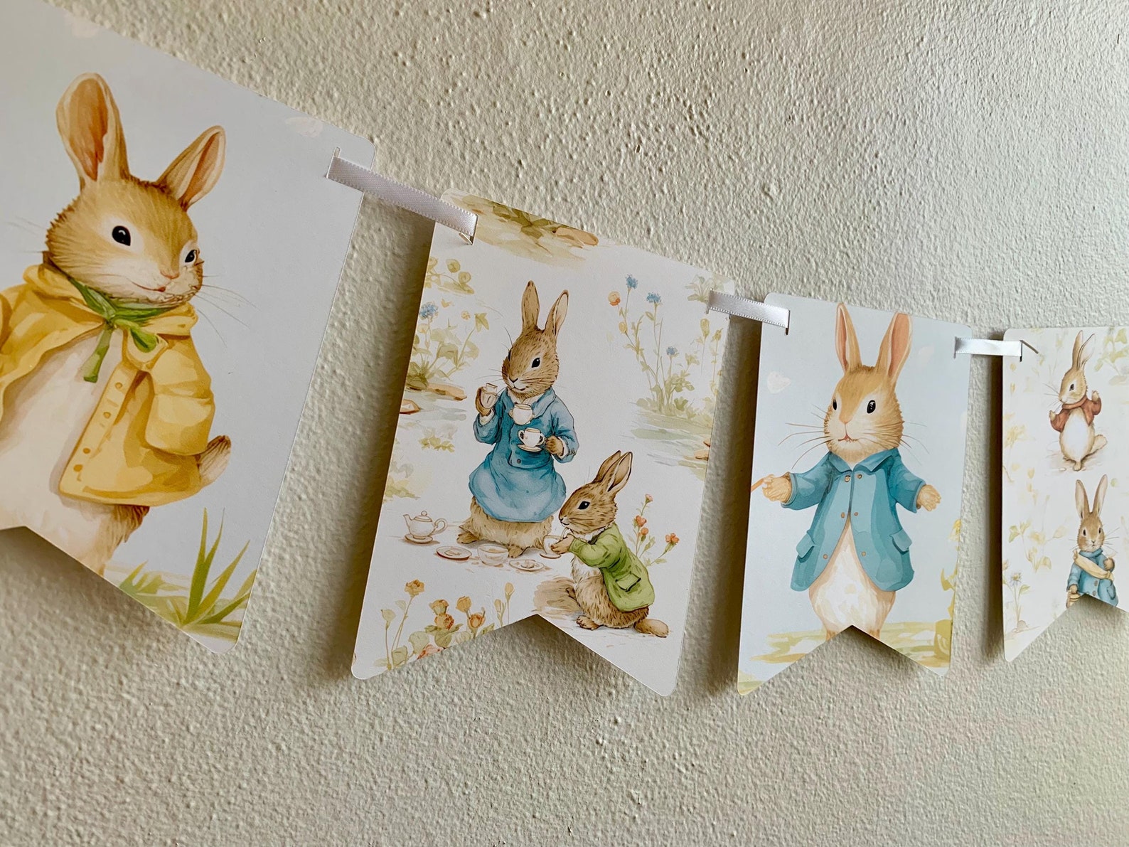 Petter Rabbit Garland/ Petter Rabbit Banner/ Beatriz Potter & Peter ...
