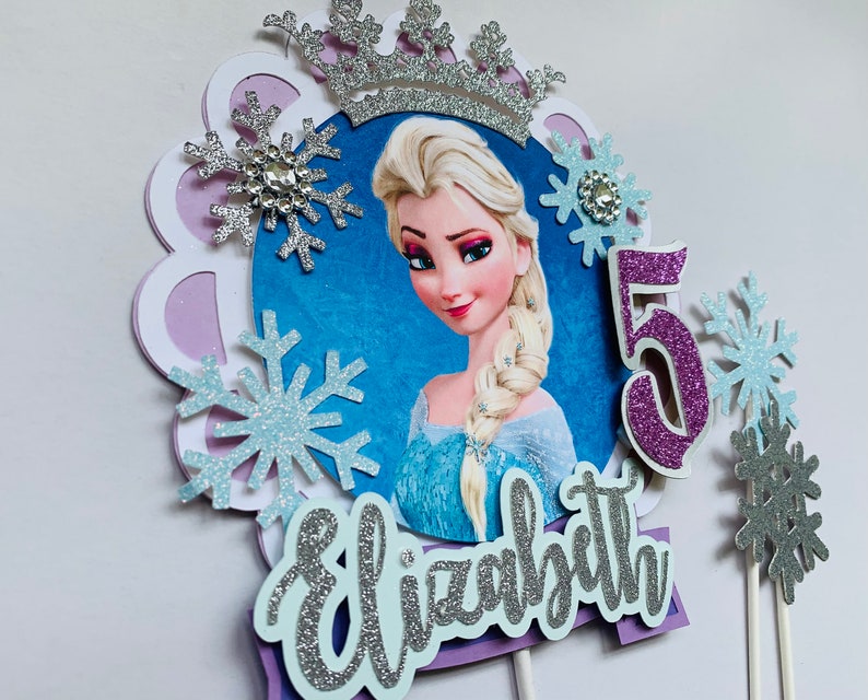 Frozen Cake Topper/frozen Birthday Party/frozen Party - Etsy