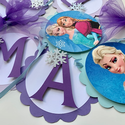 Frozen Banner/ Frozen Birthday Decor/frozen Backdrop/elsa - Etsy
