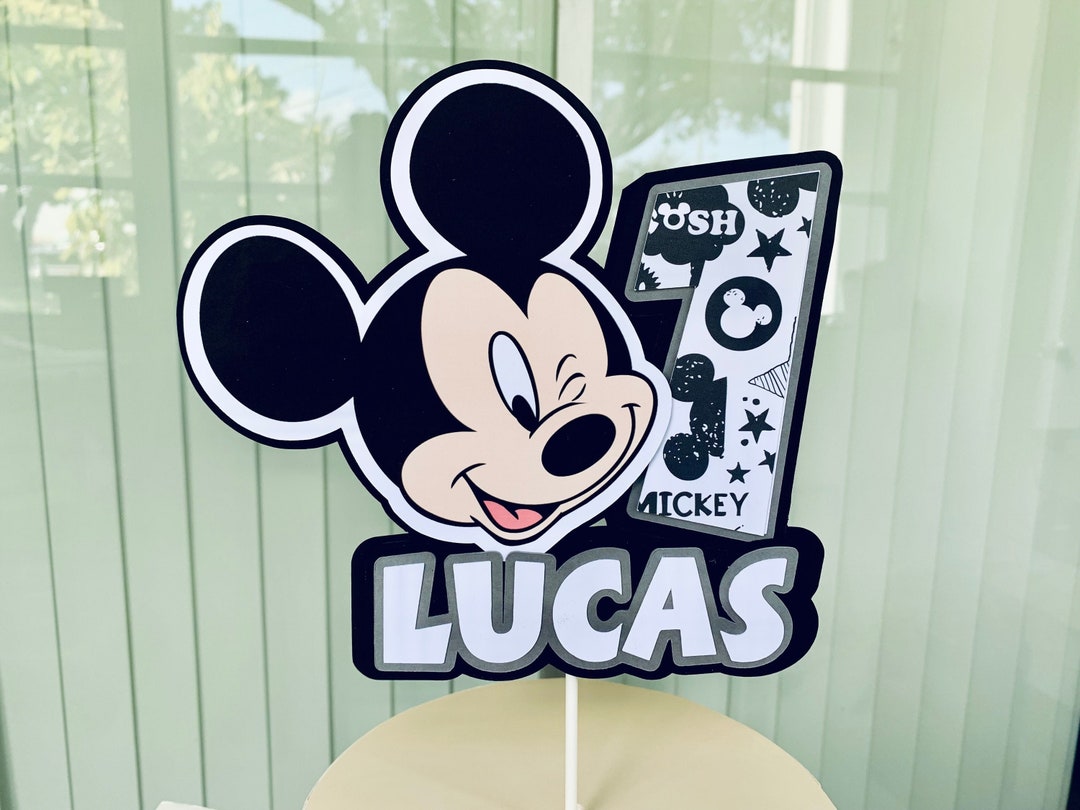 Mickey Cake Topper - Etsy