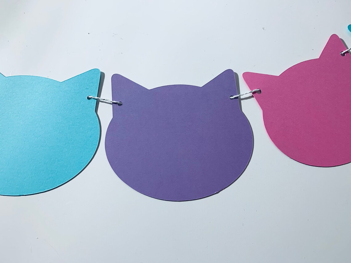 Cat Banner/ Cat House Banner/ Kitties Garland/ Kitty, Dolls, Cats Theme ...