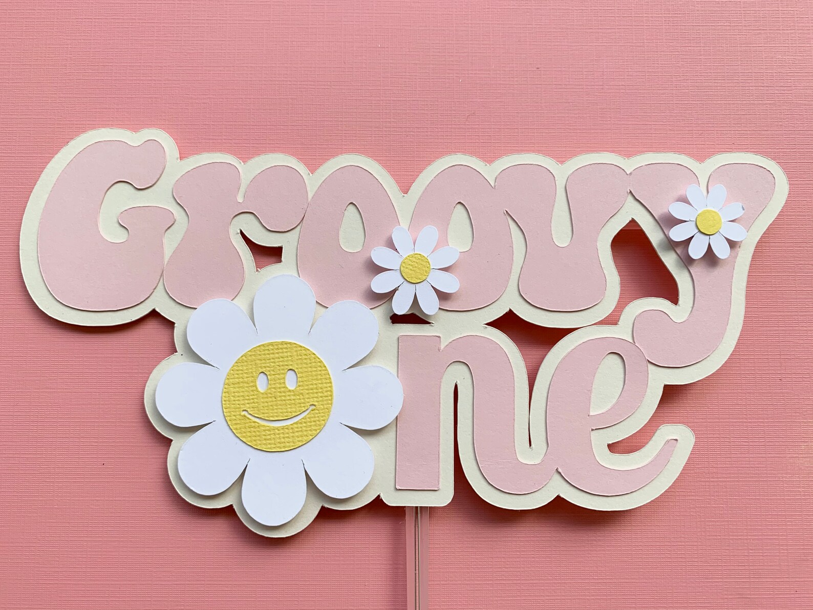 Two Groovy Cake Topper/ Groovy One Cake Topper/ Boho Cake - Etsy