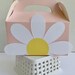 6 Half Daisy Favor Boxes/ Daisy Groovy Party Bags/ Groovy Shower Favor ...