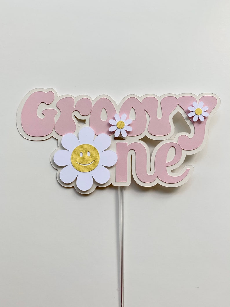 Two Groovy Cake Topper/ Groovy One Cake Topper/ Boho Cake - Etsy Australia