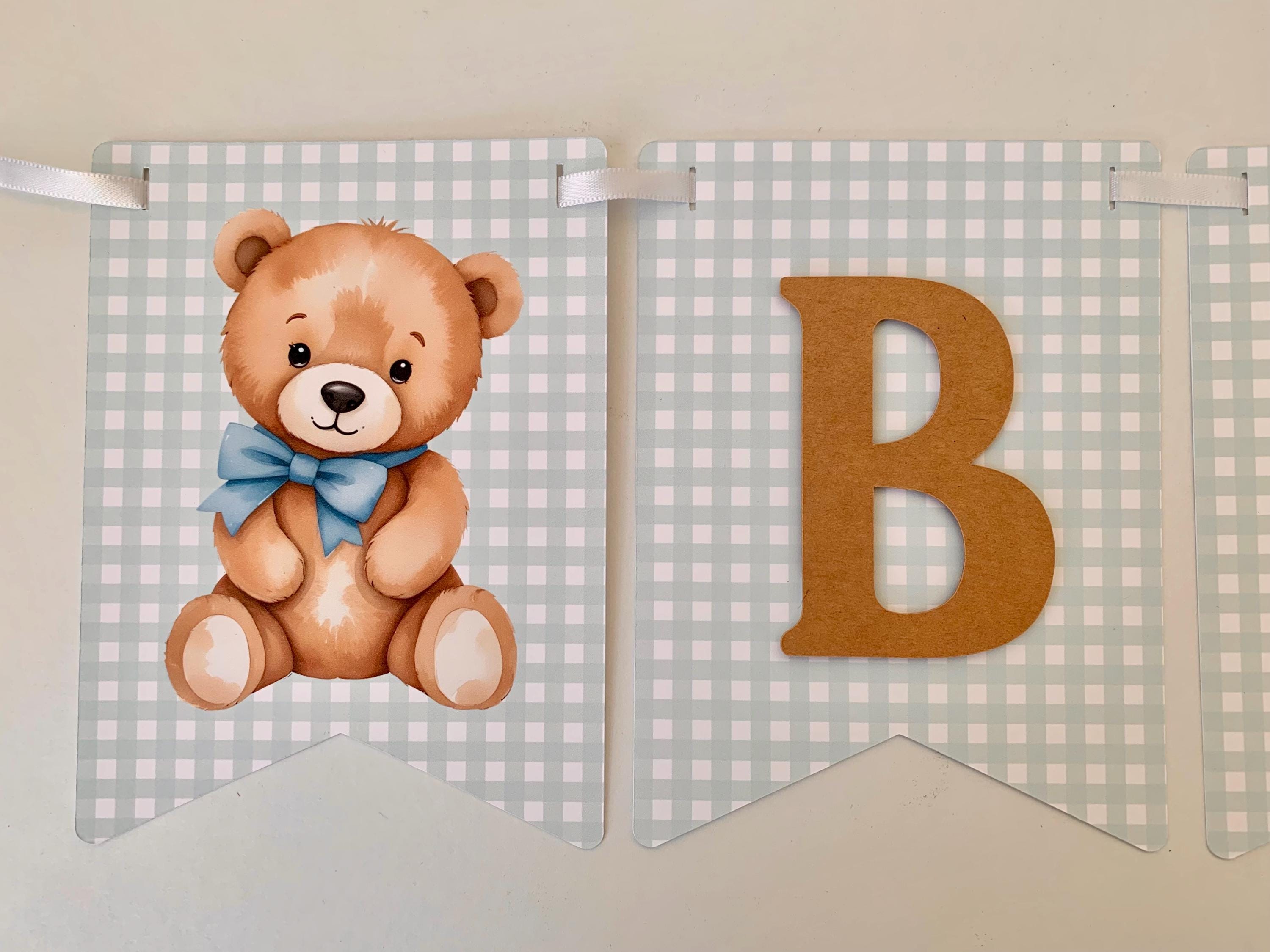 Adorable Teddy Bear Banner/ Teddy Bear Baby Shower and Party ...