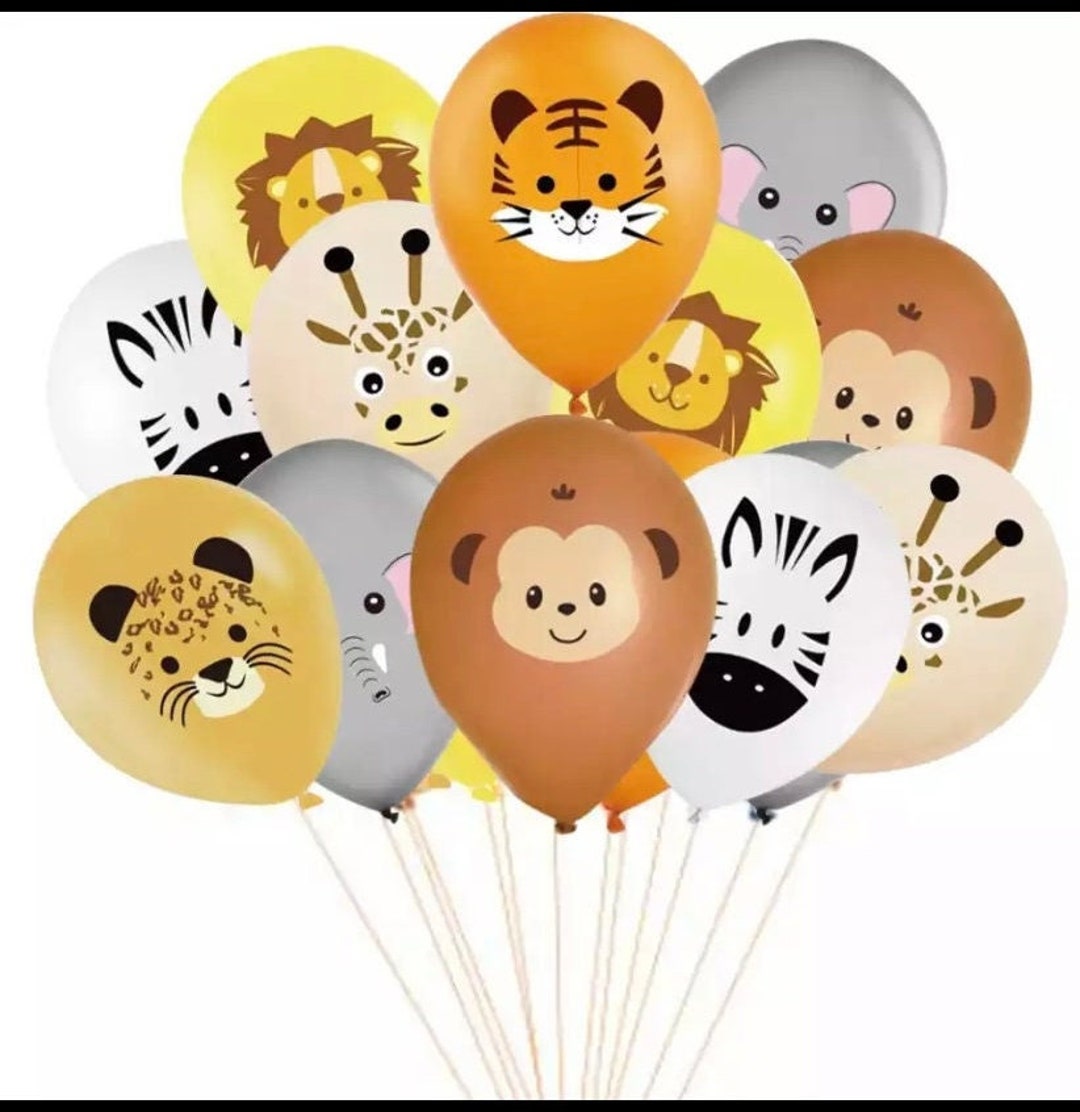 Jungle Animals Balloons/ Safari Balloons/ Jungle Animals Party ...