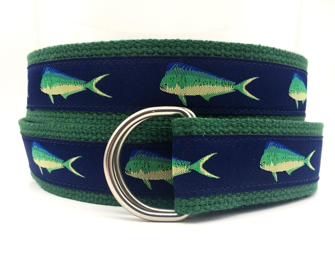 Mahi-mahi D-ring Belt/dolphin Sport Fish Webbing - Etsy