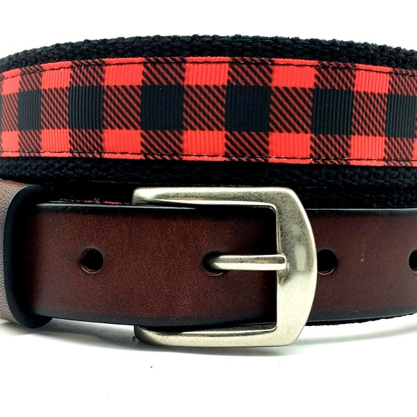 Plaid Belt - Etsy