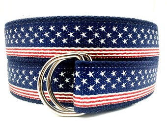 American Flag Belt - Etsy