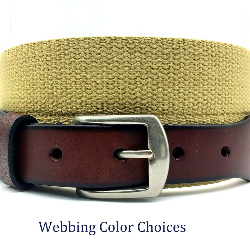 Mens Webbing Navy Belt - Etsy