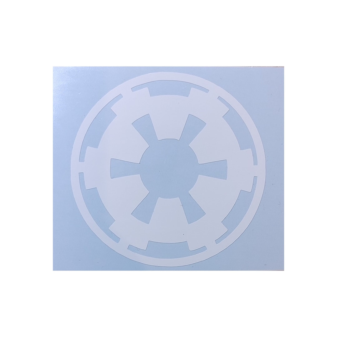 Imperial Emblems Imperial Cog Symbol Tie Pilot Gunner Sticker Star Wars ...