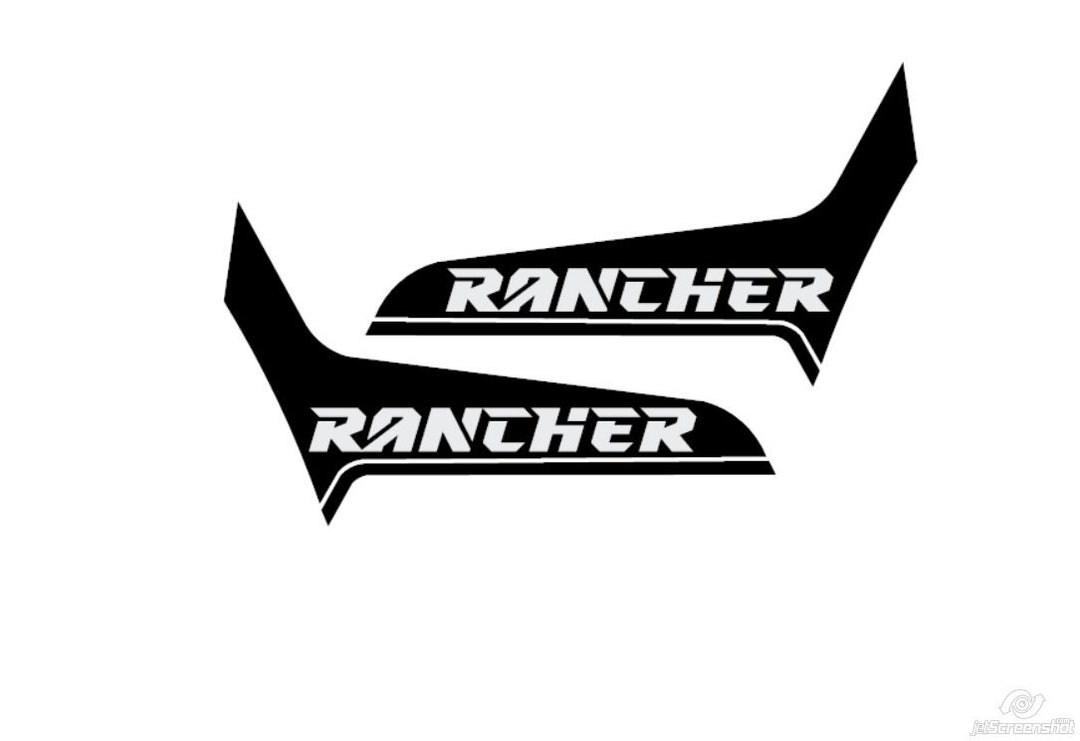 Honda Rancher Decal Pair - Etsy