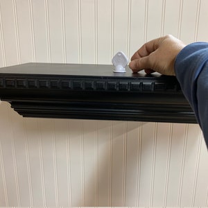 Floating Shelf With Hidden Drop Down Compartment Classic Design - Etsy ...