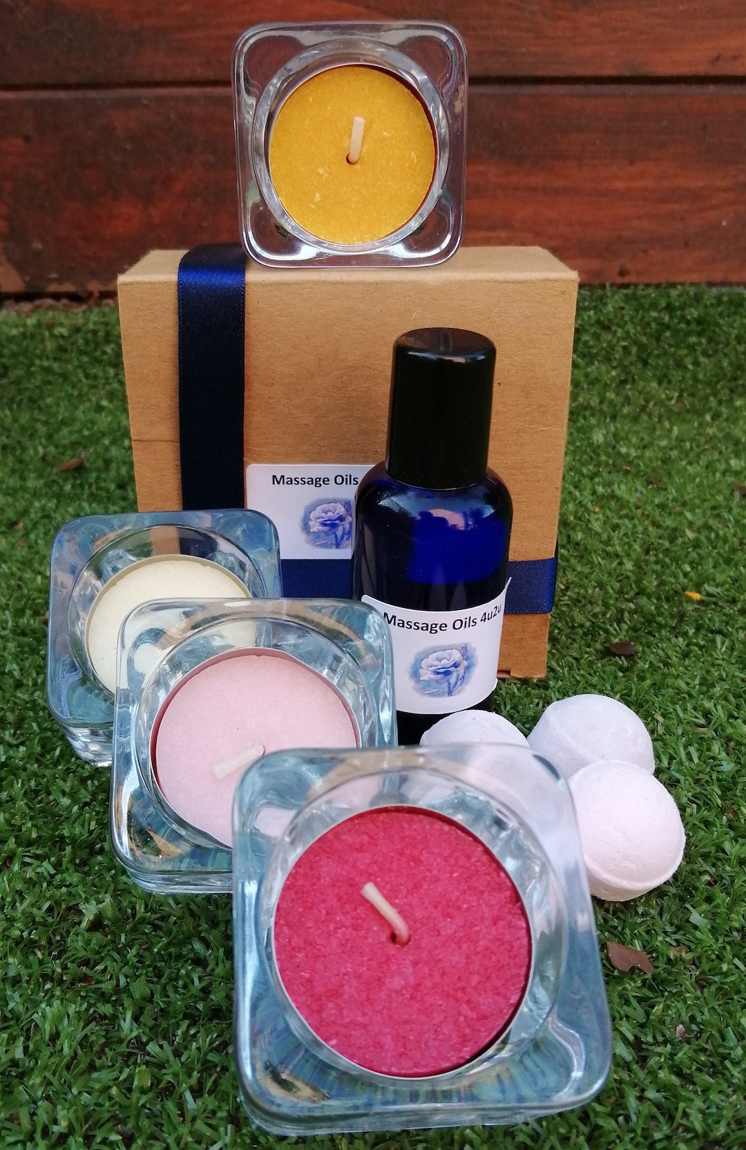 Aromatherapy Essential Oils Massage Gift Set With Candles Tea - Etsy UK