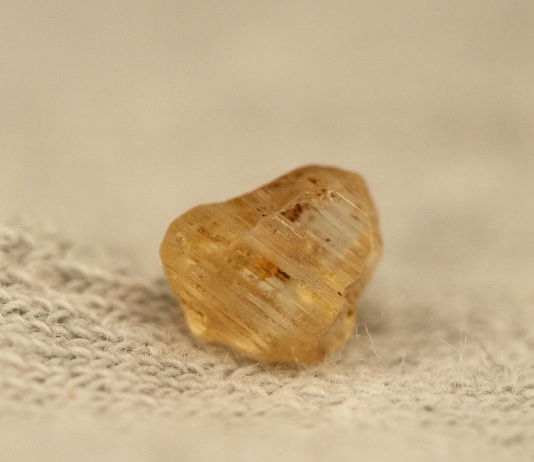 Light Yellow Sapphire (corundum) Crystal, Record Keeper, Doubly ...