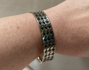 Houndstooth Bracelet | Etsy