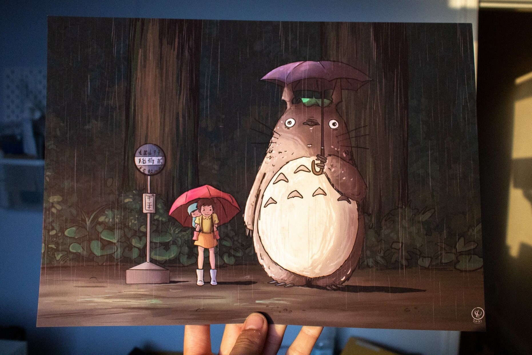 My Neighbor Totoro Wallpaper Bus Stop