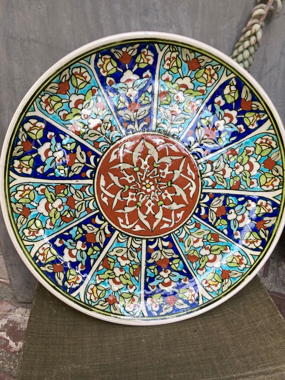 El Hamra Cini Turkish Plate - Etsy