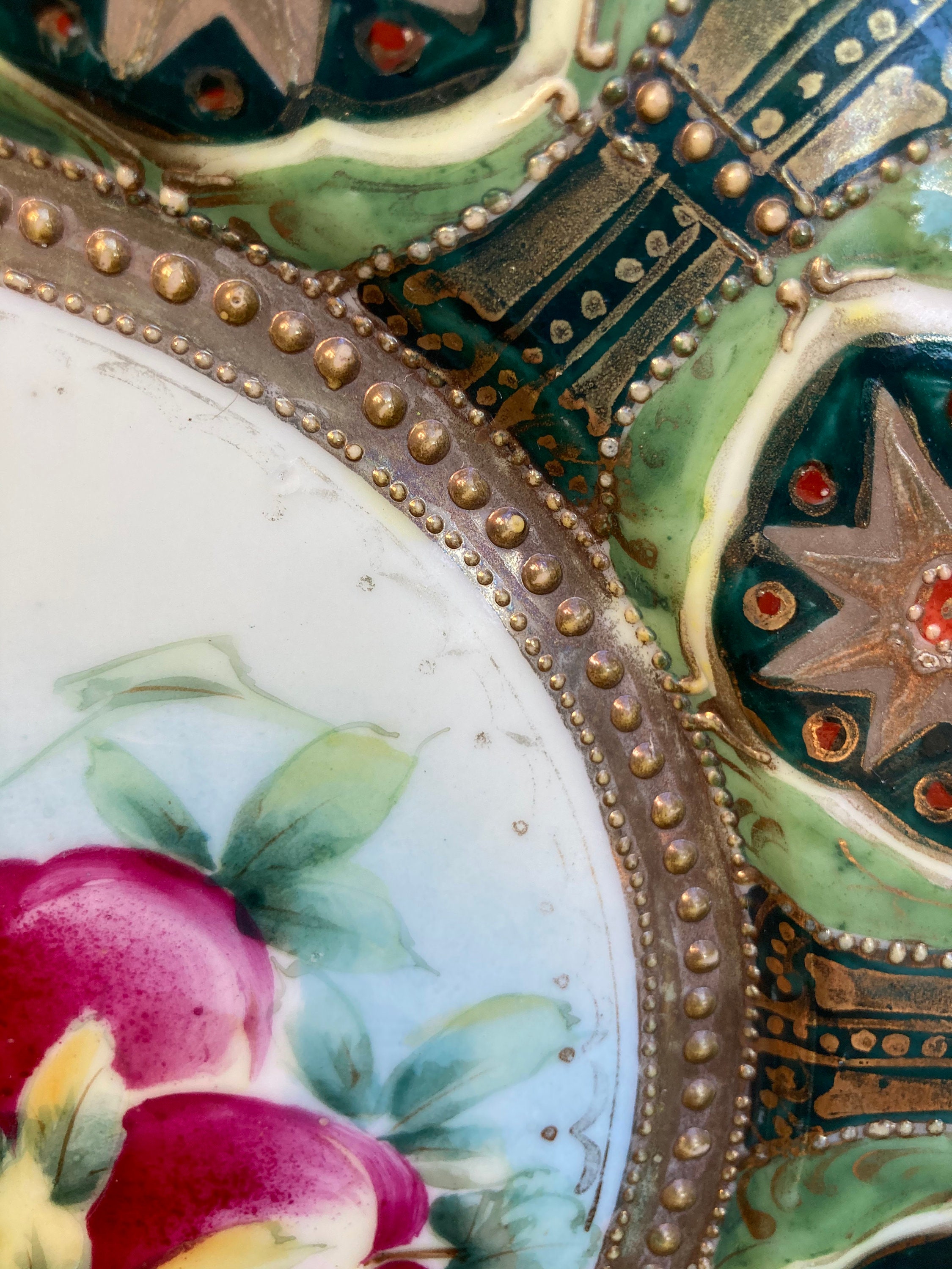 Vintage Nippon Hand Painted Plate | Etsy