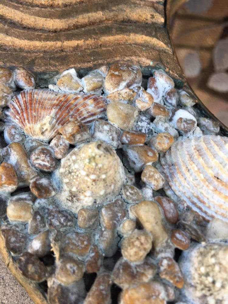 10 Round Nautical/beach Shell Mirror - Etsy