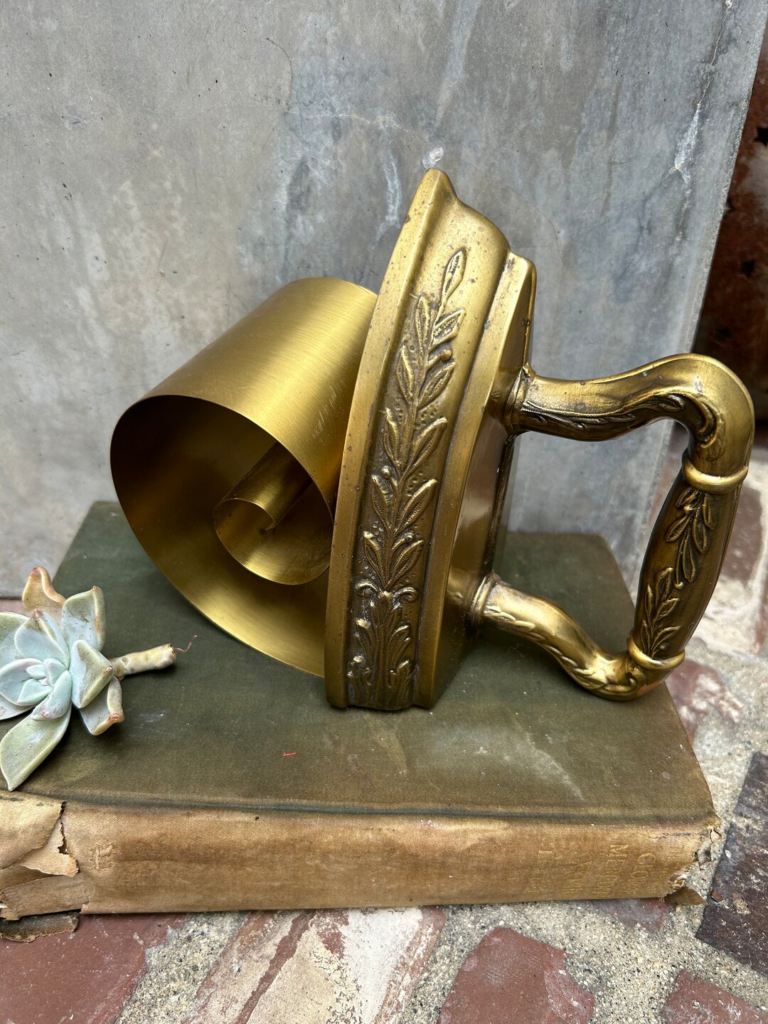 Brass and Metal Iron Sculpture Laundry Room Decor Vintage Iron Decor - Etsy