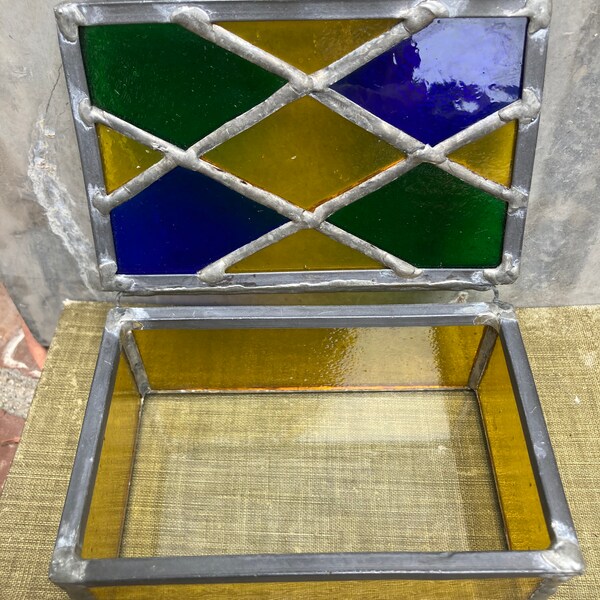 Stained Glass Box - Etsy