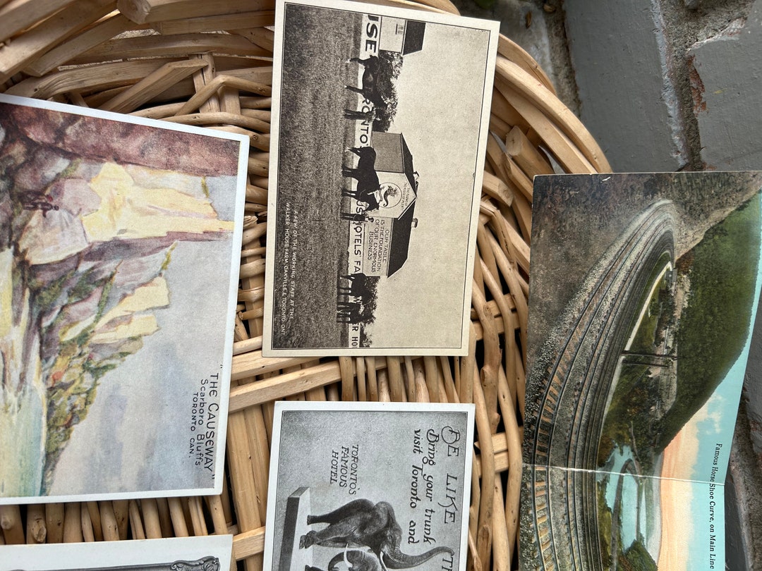 6 Vintage Canadian Postcards - Etsy
