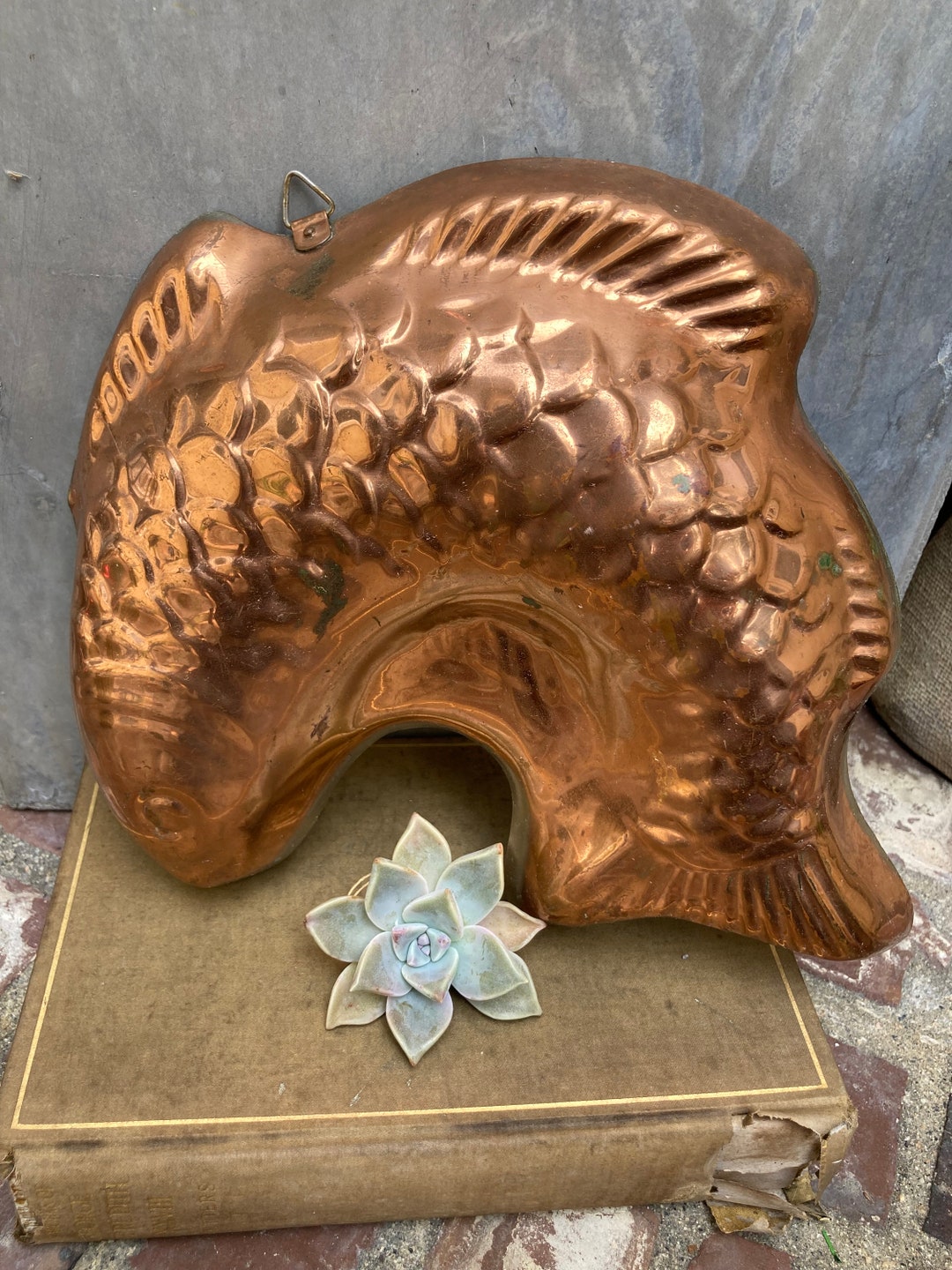 Vintage Copper Fish Mold - Etsy