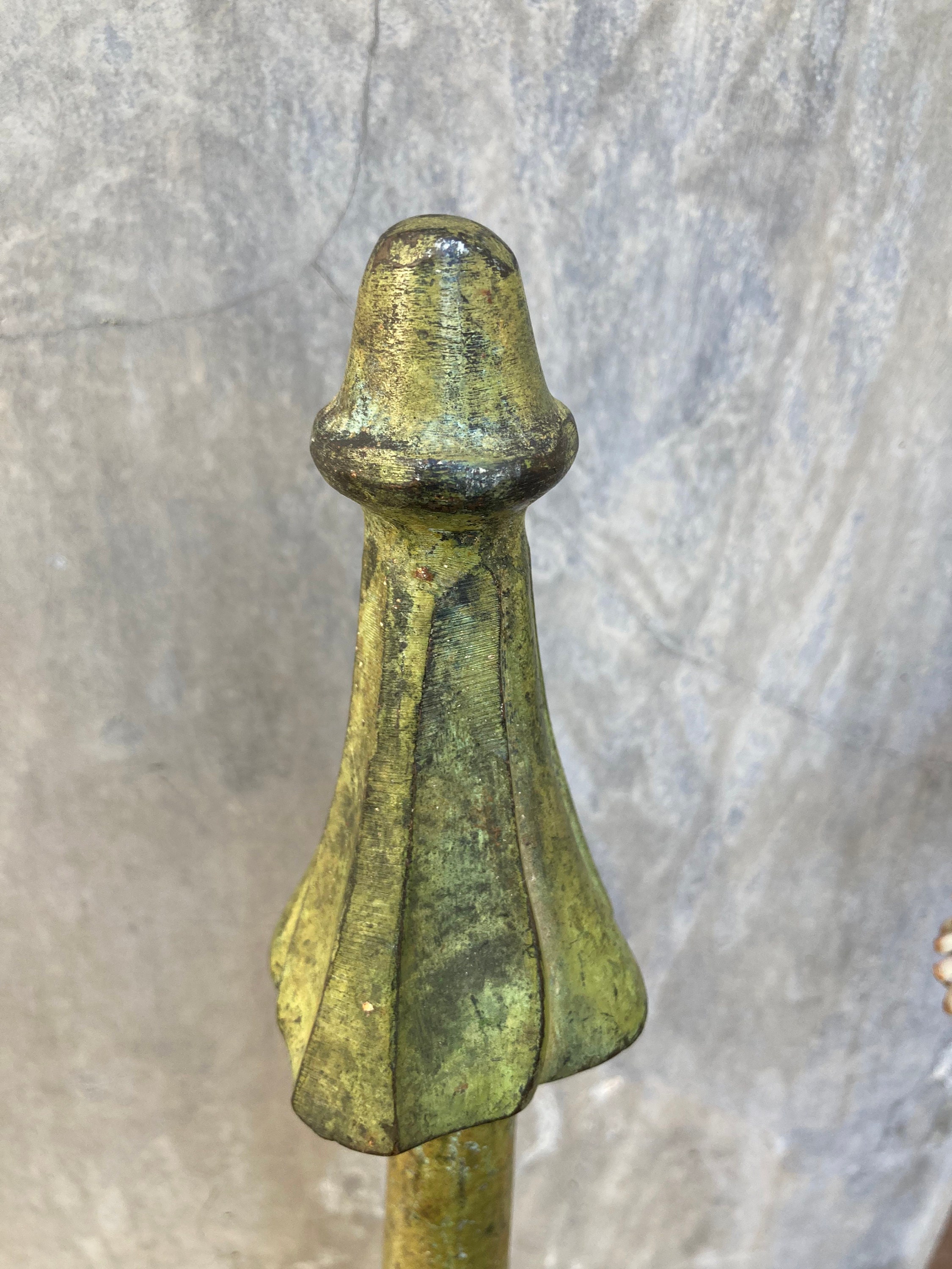 Rustic Green Metal Decorative Obelisk 15 Tall - Etsy