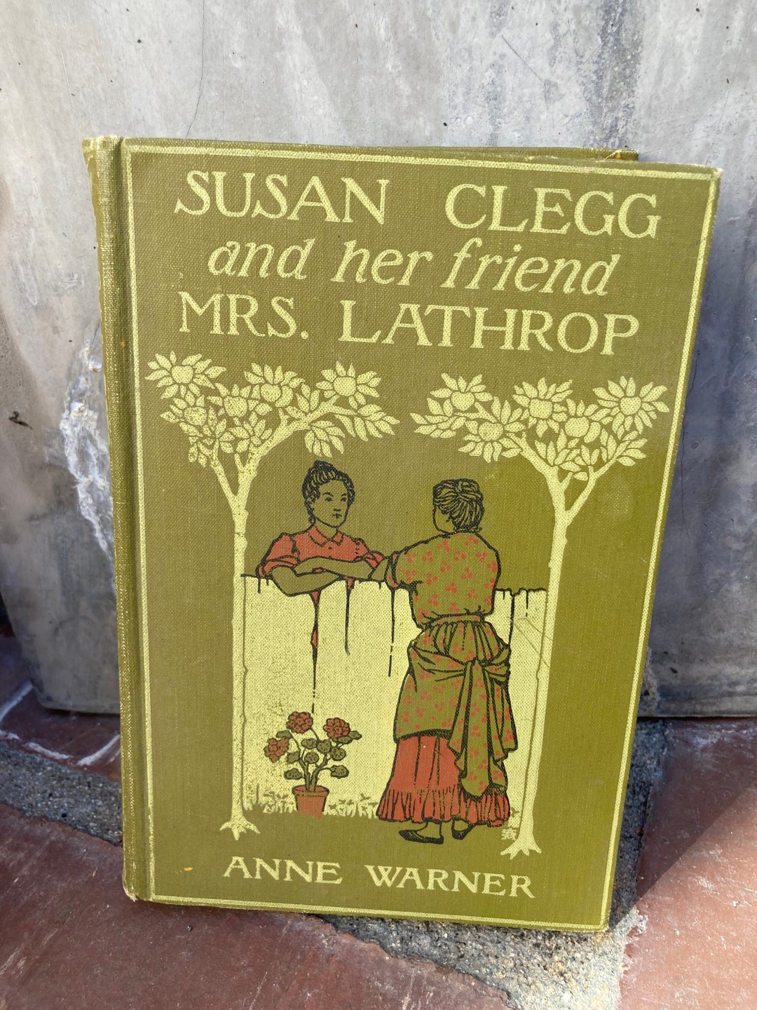 Vintage Green Book From 1904: Susan Clegg and Her Friend Mrs. Lathrop ...
