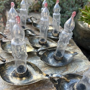 Vintage Candlestick Covers for String Lights Set of 11 - Etsy