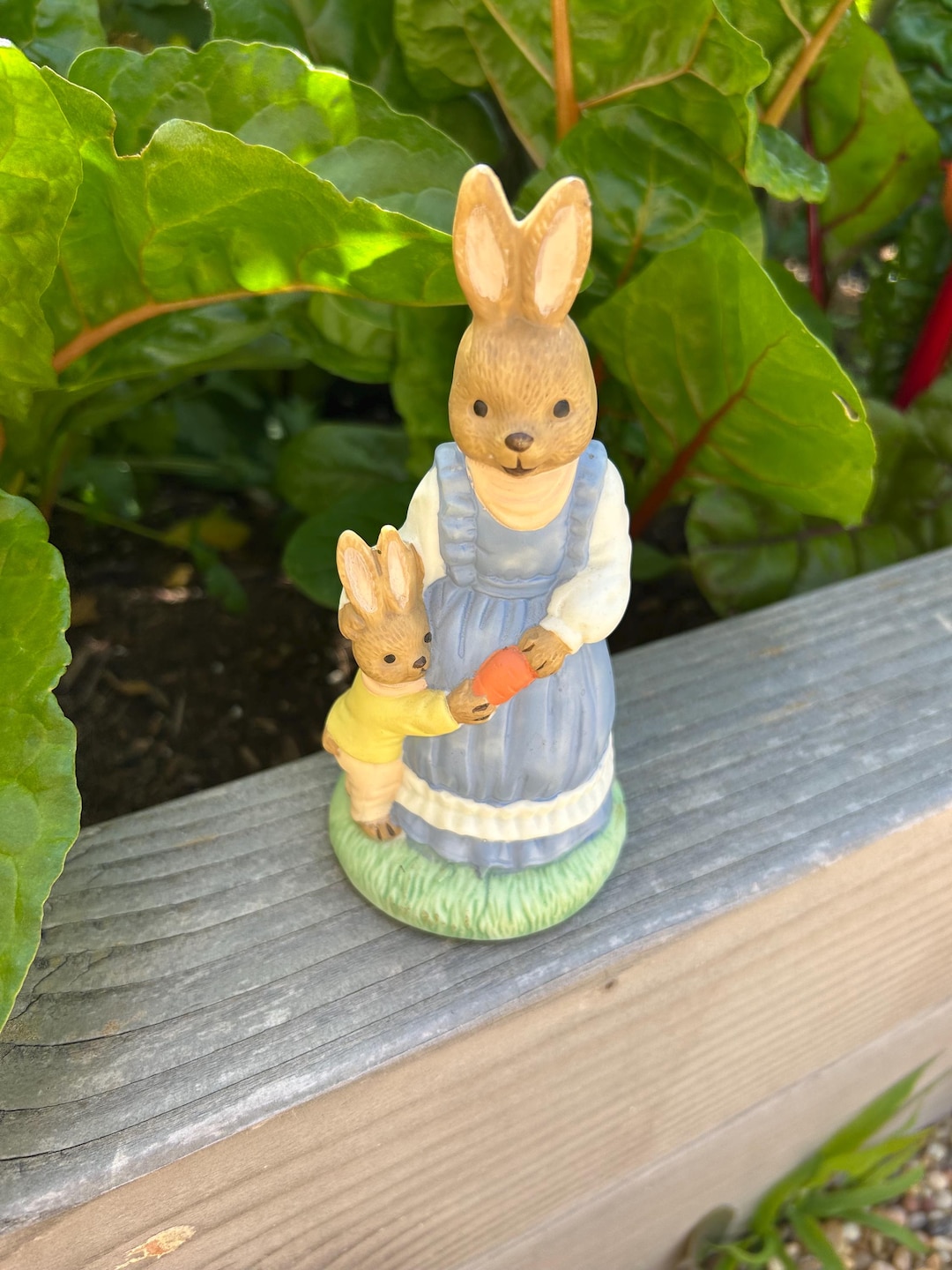 Adorable Rabbit Momma and Baby Figurine-perfect for Easter and Mother’s ...