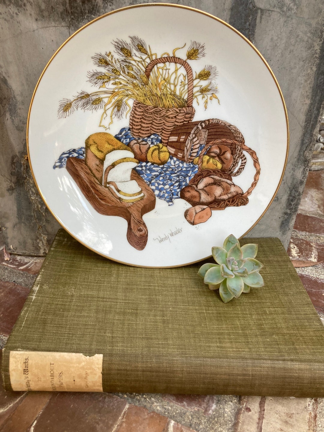 French Country Plate - Etsy
