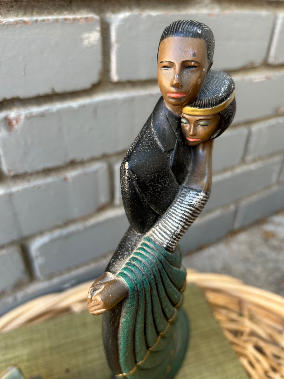 Mahogany Princess Couple Figurine 1994 - Etsy