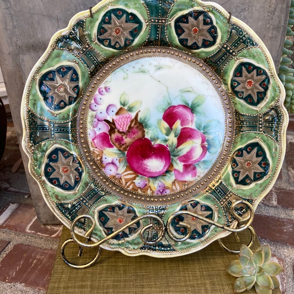 Nippon Hand Painted Plate - Etsy