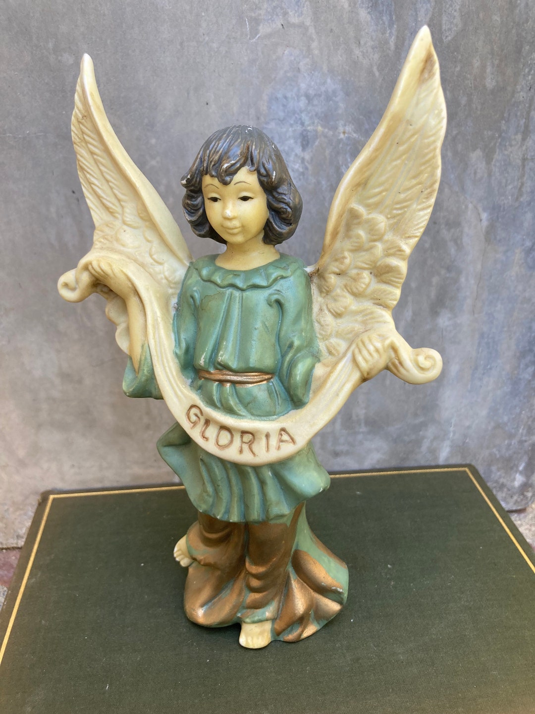 Gloria Ceramic Angel Figurine: Religious Christmas Decor - Etsy
