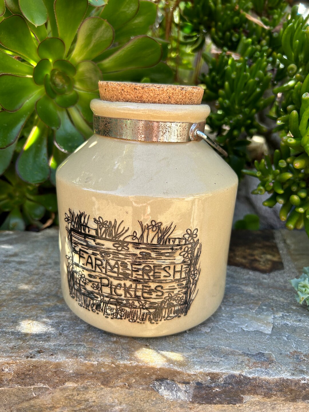 Vintage Pickle Jar - Etsy