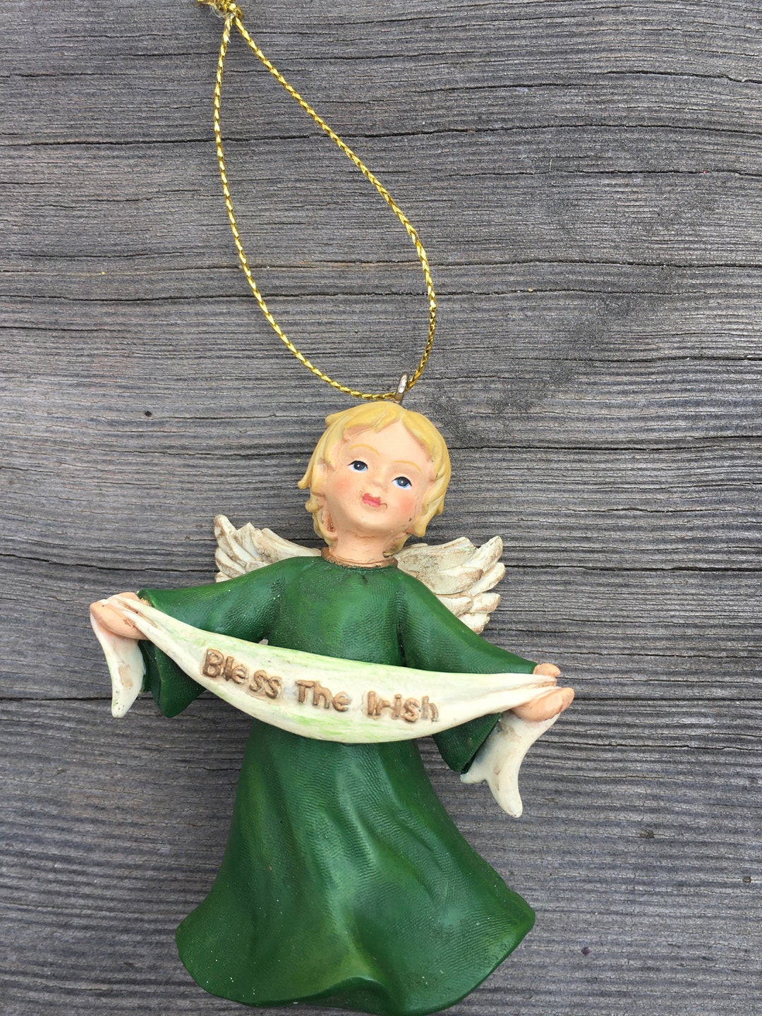 Bless the Irish Angel Ornament - Etsy